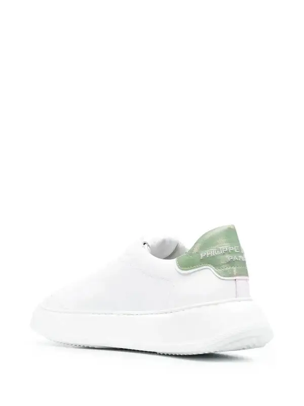 Philippe Model Logo-patch Low-top Sneakers - White
