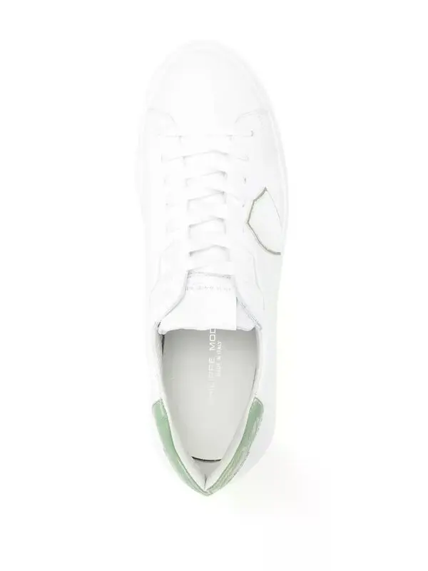 Philippe Model Logo-patch Low-top Sneakers - White
