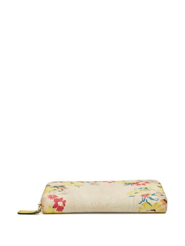 Etro Leather Floral Wallet