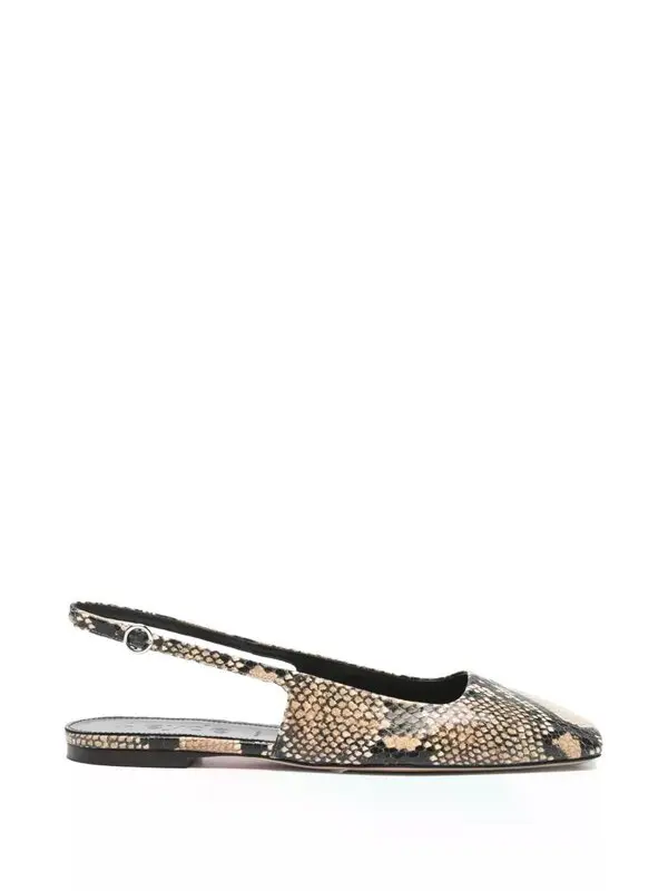 AeydĒ Liya Snake Print Pumps