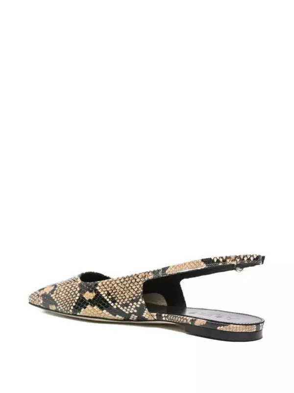 AeydĒ Liya Snake Print Pumps