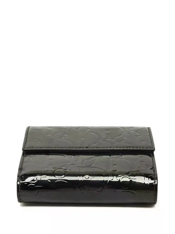 Dior Oblique Embossed Leather Wallet