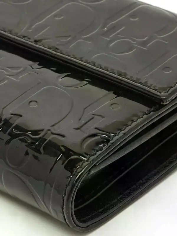 Dior Oblique Embossed Leather Wallet
