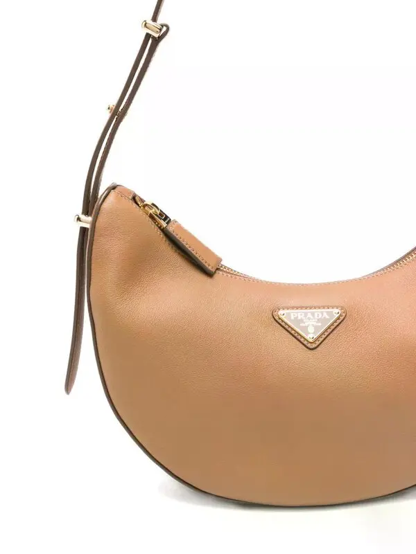 Prada Logo-plaque Shoulder Bag
