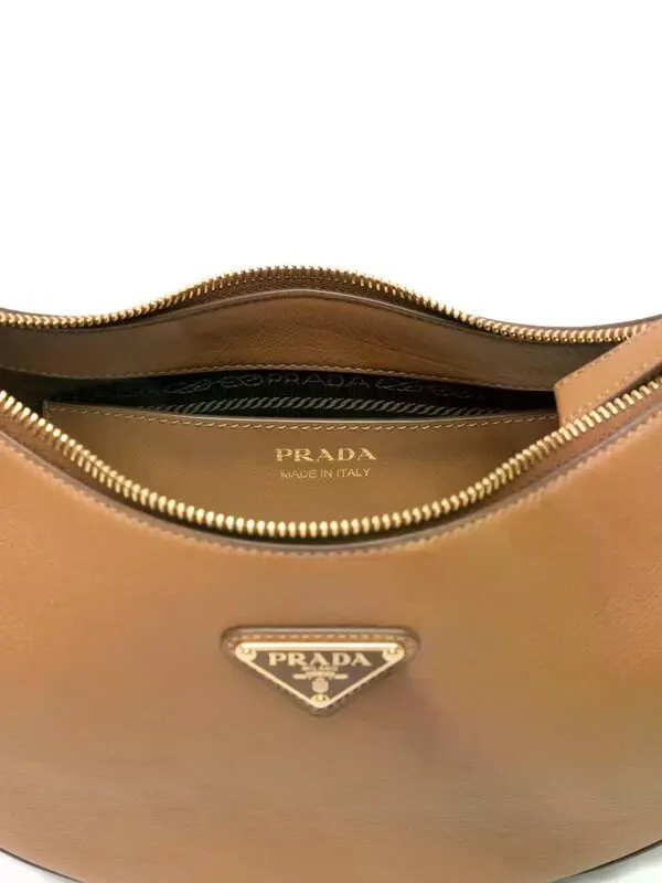Prada Logo-plaque Shoulder Bag