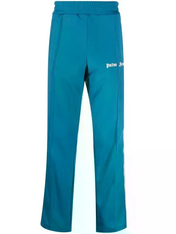 Palm Angels Logo-print Striped Track Pants
