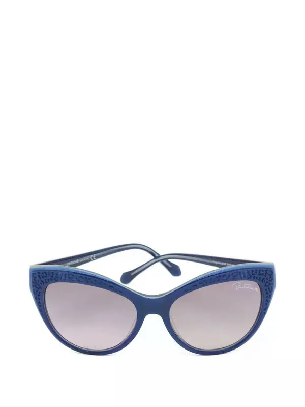 Roberto Cavalli 982s Cat-eye Frame Sunglasses - Blue