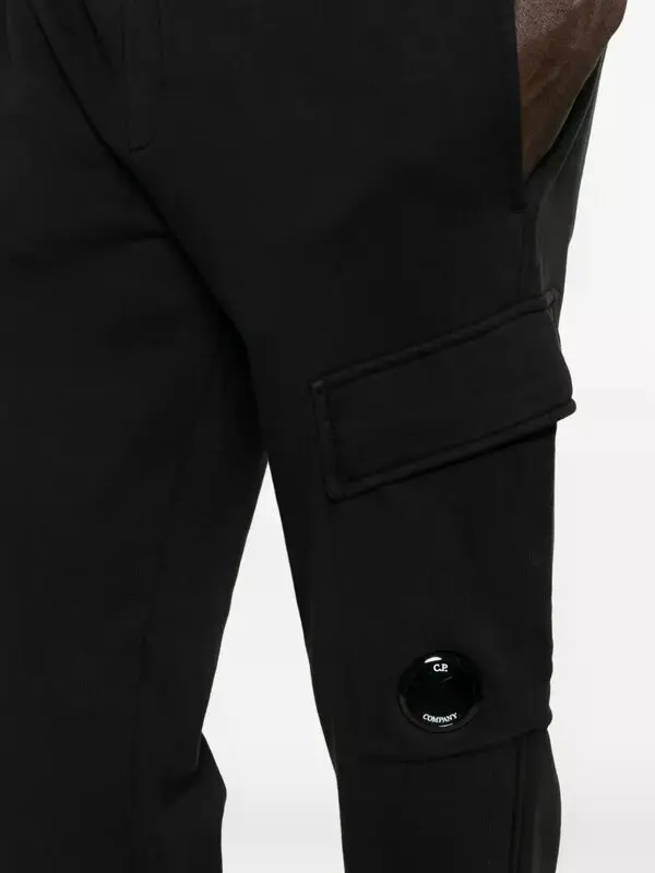 C.P. COMPANY Cargo-pocket Track Pants - Black