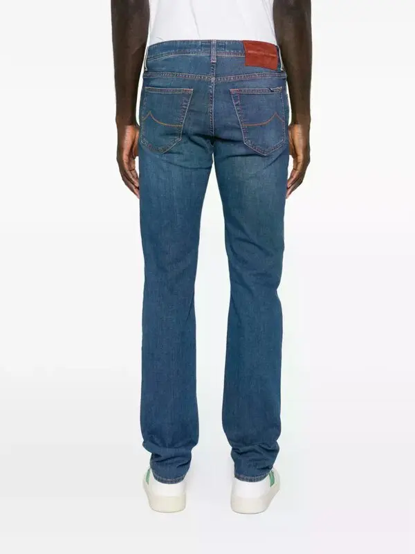 Jacob Cohen Five-pocket Straight Denim Jeans