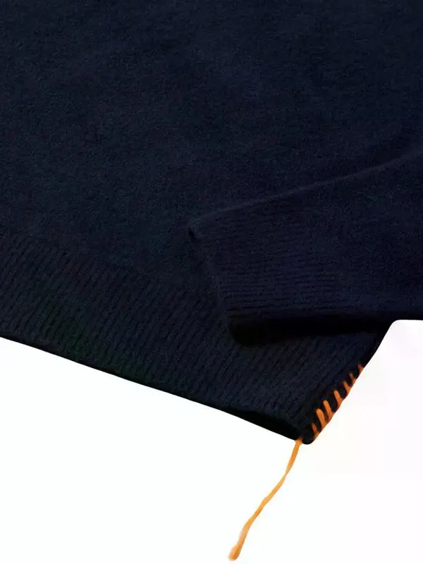 FORTELA Yale Zipped Collar Knitted Sweater