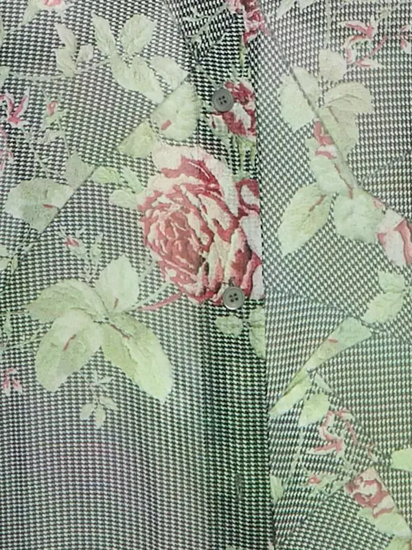 Alexander McQueen Silk Print Mini Dress