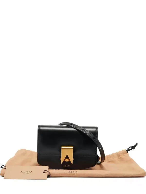 Alaïa Le Papa Leather Clasp Mini Bag