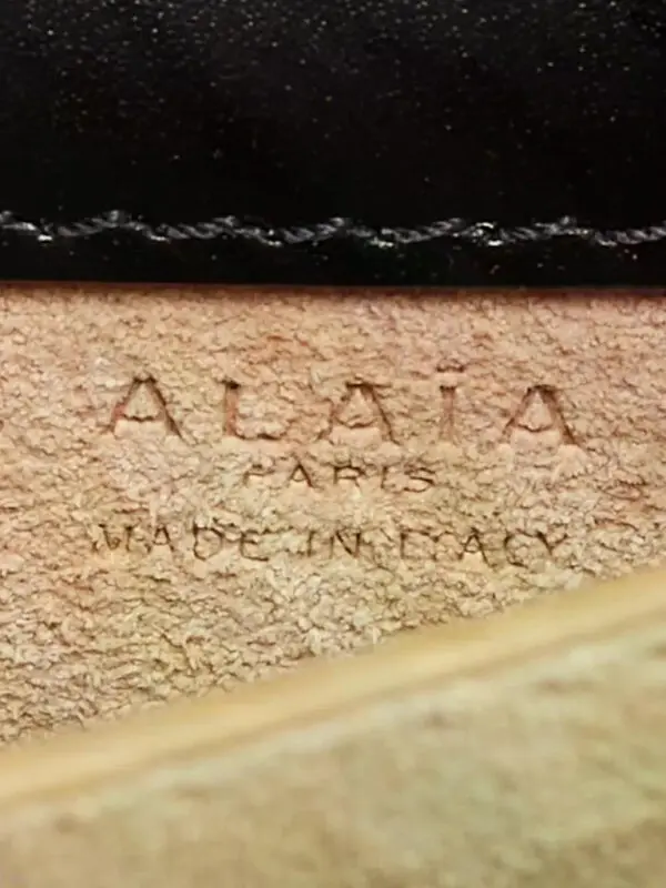 Alaïa Le Papa Leather Clasp Mini Bag
