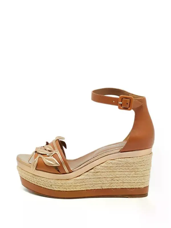 Hermès Mambo Platform Espadrilles - Brown
