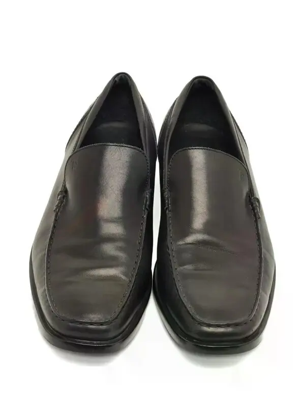 TOD'S Penny Leather Loafers - Black