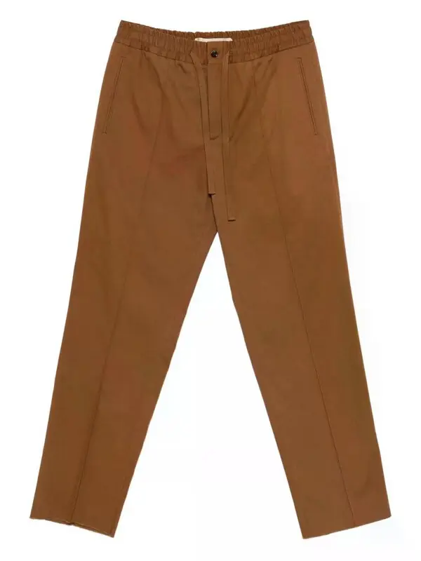 Valentino Garavani Drawstring Panelled Trousers - Brown