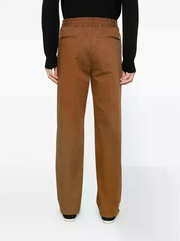 Valentino Garavani Drawstring Panelled Trousers - Brown