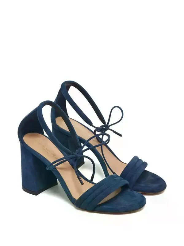 GIANVITO ROSSI Midnight Suede Sandals