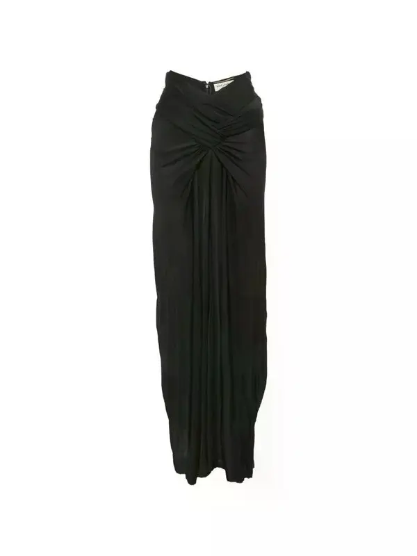 Saint Laurent Draped Maxi Skirt