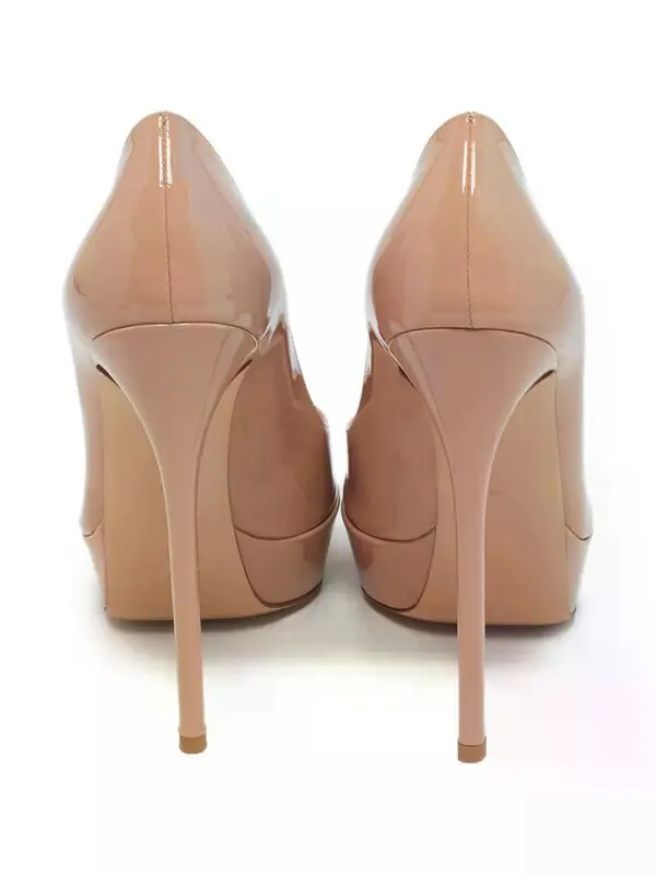 GIANVITO ROSSI Dasha Platform Leather Pumps