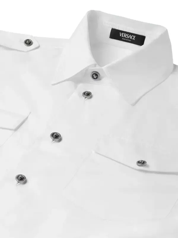 Versace Buttoned Pocket Shirt