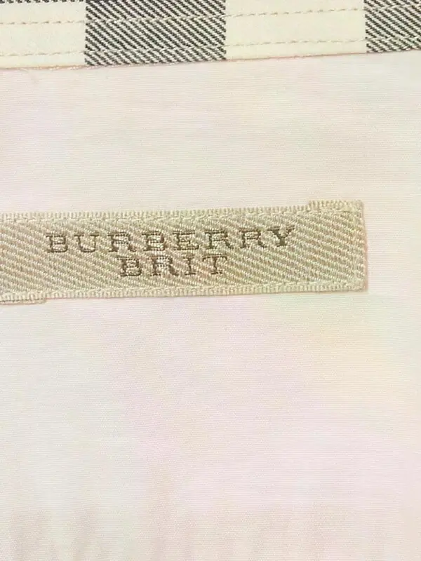 Burberry Check-collar Shirt