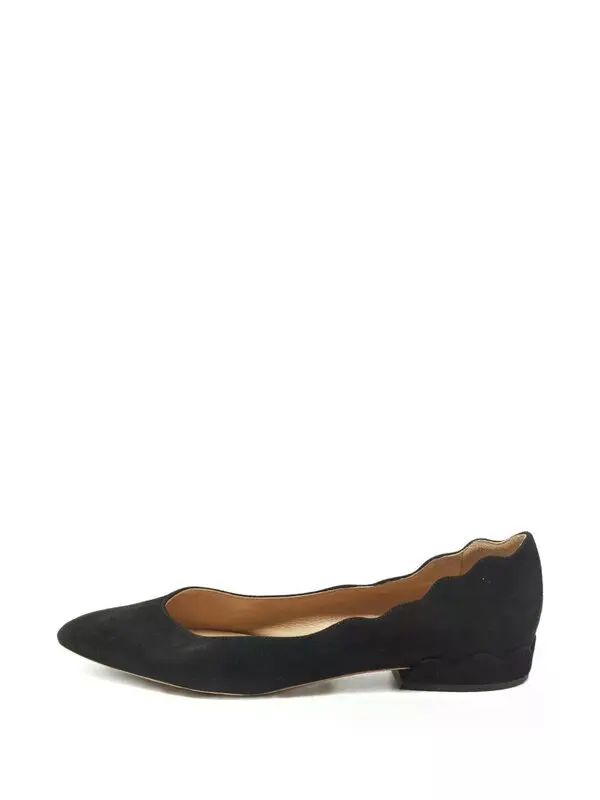 Chloé Laurena Suede Flat Pumps