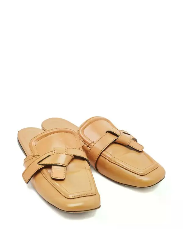 Loewe Gate Knot Leather Mules
