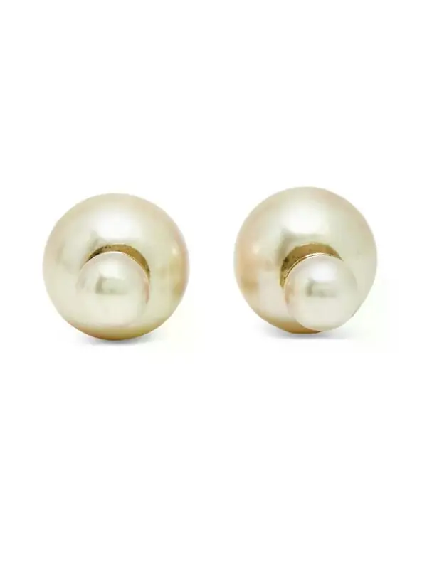 Dior Tribales Faux-pearl Earrings - Neutrals