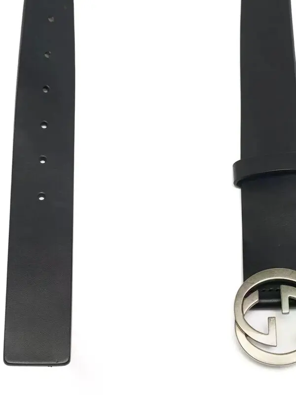 Gucci Interlocking G Leather Belt