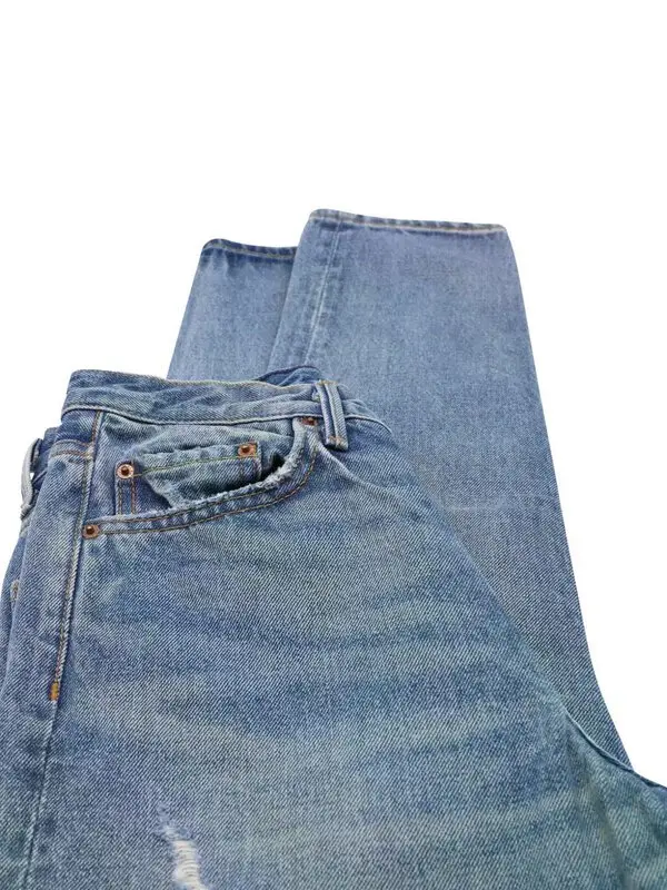 GRLFRND Straight Leg High-rise Jeans