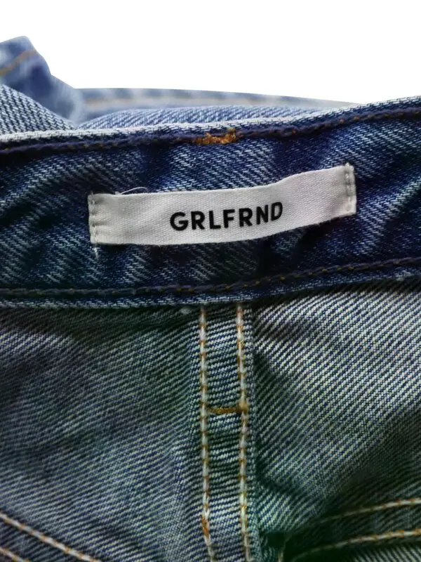 GRLFRND Straight Leg High-rise Jeans