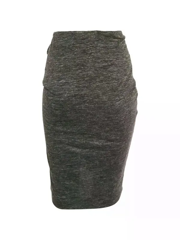 MARANT ETOILE Gathered Ruffled Mini Skirt