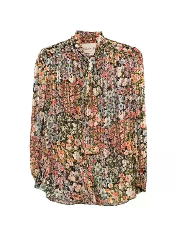 Valentino Garavani Floral-print Blouse - Pink
