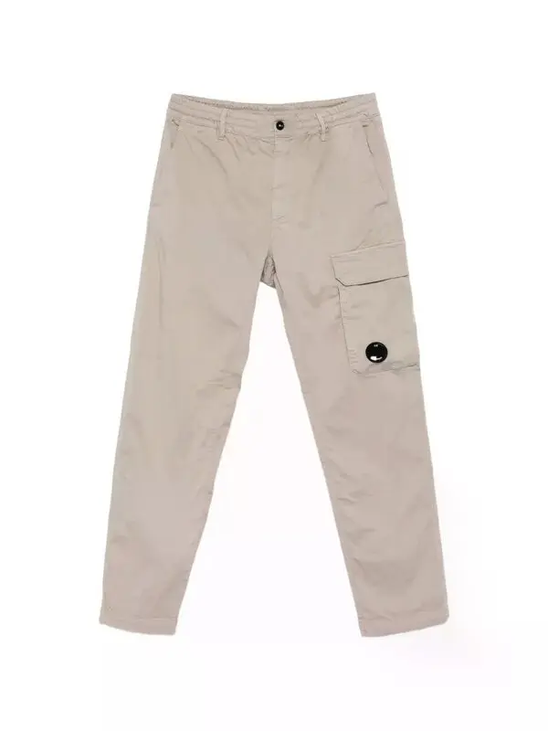 C.P. COMPANY Lens-detail Cargo-pocket Trousers - Grey