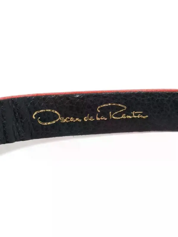 Oscar De La Renta Crystal-embellished Belt - Pink