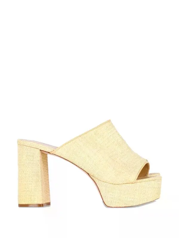 PORTE & PAIRE Weaved Platform Sandals