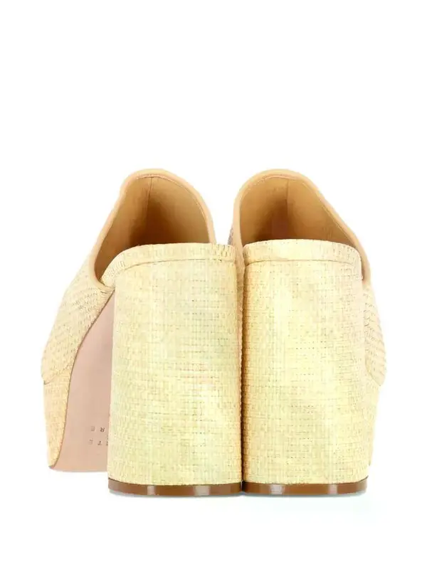 PORTE & PAIRE Weaved Platform Sandals