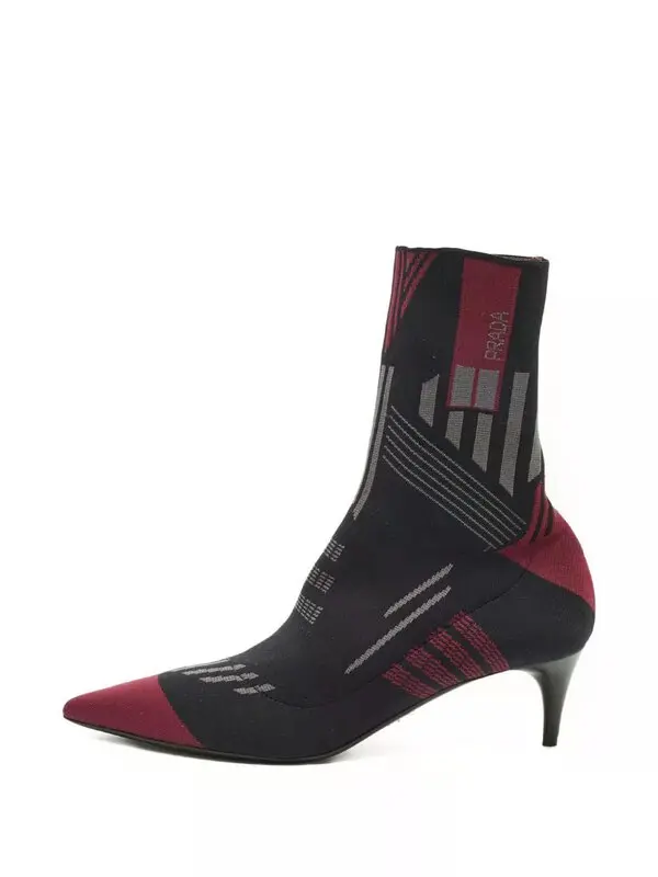 Prada Point-toe Stiletto Boots