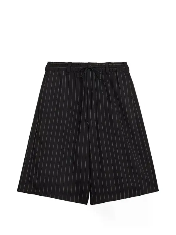 Y3 Pinstripe Drawstring Shorts