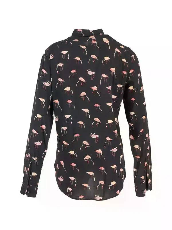 Saint Laurent Flamingo-print Shirt