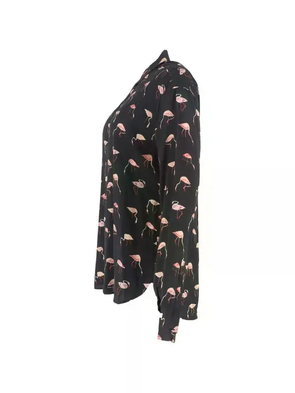 Saint Laurent Flamingo-print Shirt