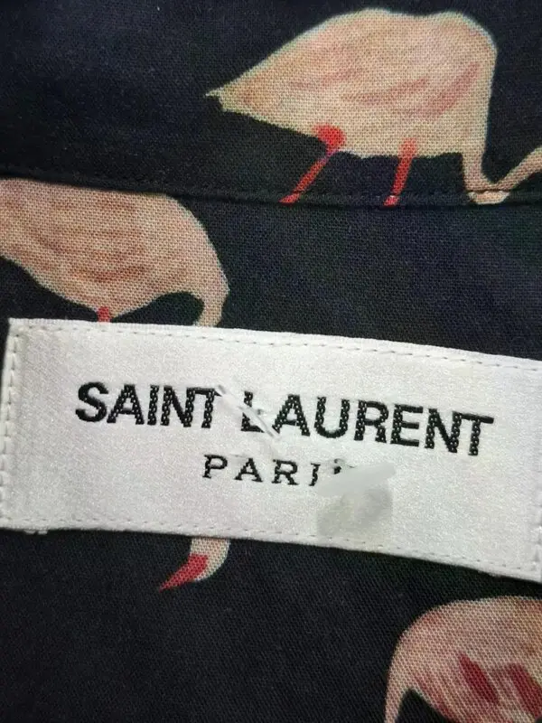 Saint Laurent Flamingo-print Shirt