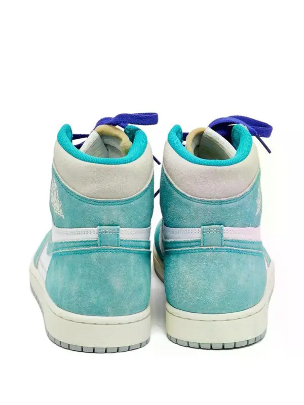 JORDAN High-top Leather Sneakers - Blue