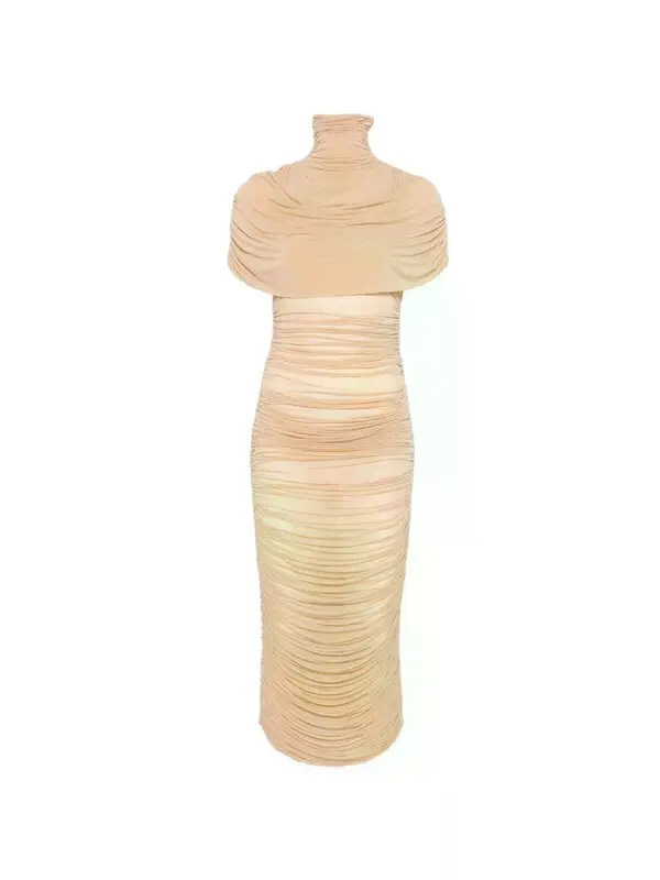 Magda Butrym Cape-effect Draped Midi Dress