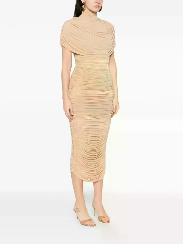 Magda Butrym Cape-effect Draped Midi Dress