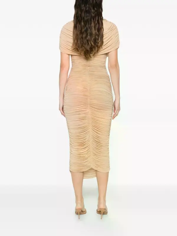 Magda Butrym Cape-effect Draped Midi Dress