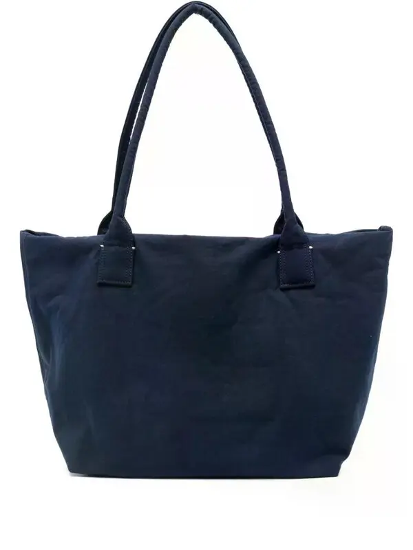 SAGAN Woven-handle Tote Bag