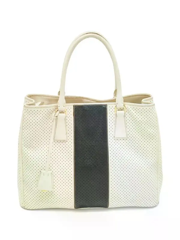 Prada Gardener's Perforated Leather Tote Bag