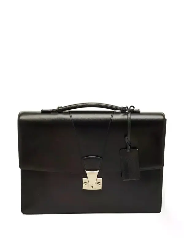 CARTIER Pasha Leather Briefcase - Black